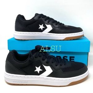 Converse | Shoes | Converse Rival Low Top Black Mens Sneakers | Poshmark